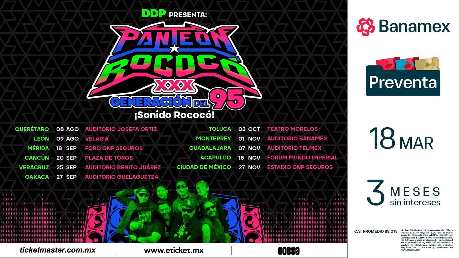 Panteón Rococó celebra 30 años con extensa gira - CIONoticias