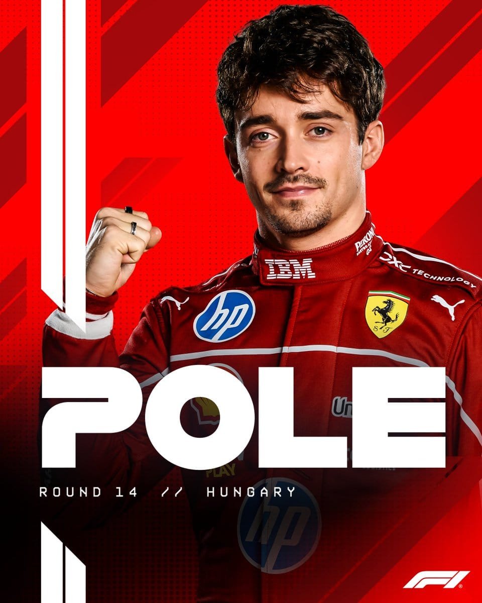 Leclerc arrebata la pole position a McLaren en GP de Hungría